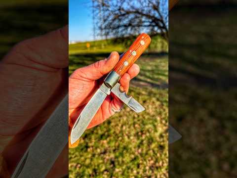 Vintage Christians Solingen—my first two-blade, three-rivet knife 🔪 #solingen #rivetknife #twoblade