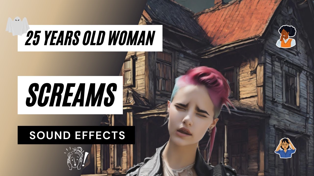 A 25 Year Old Woman Screams - scary woman screaming - sound effect (hd ...