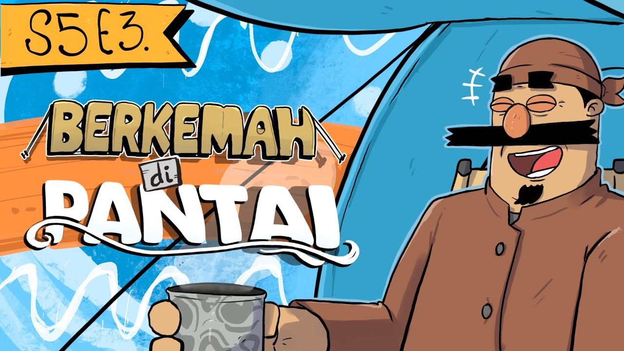 BERMAIN PASIR PANTAI! [S5 E3] - Midun Pelo College - YouTube