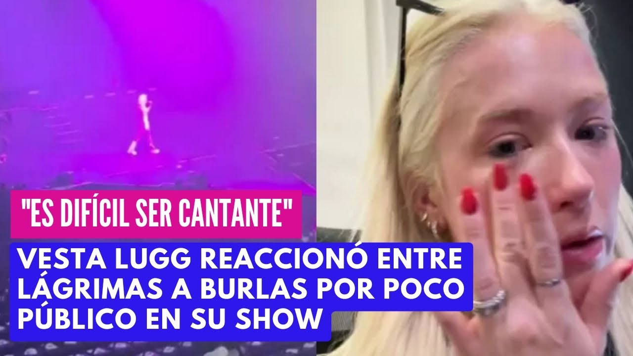 Vesta Lugg y su presentación en el Movistar Arena con poco público “Es ...