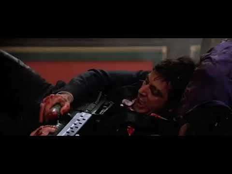 Scarface (yaralı yüz)   tony montana çatışma sahnesi