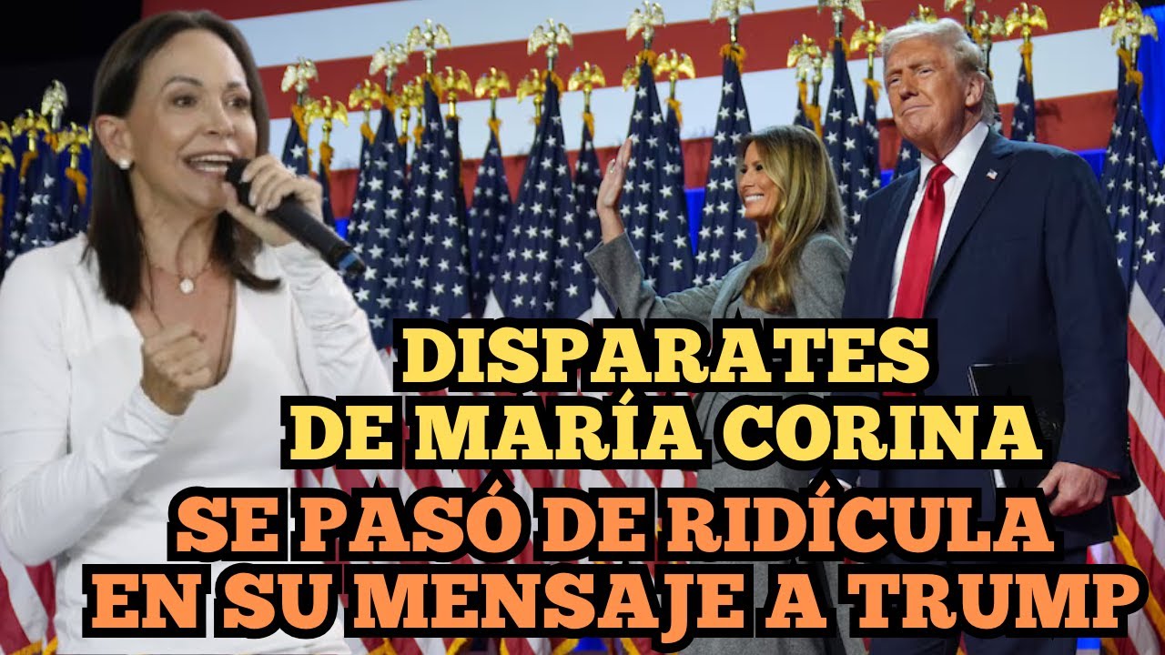 Venezuela: María Corina Machado se pasó de ridícula con mensaje a ...