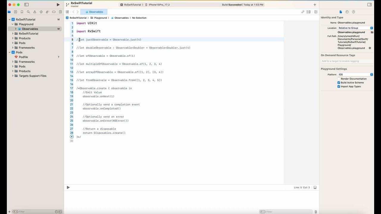RxSwift | Observables - YouTube
