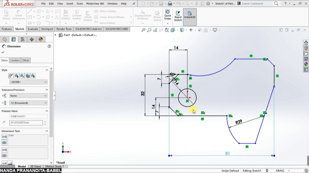SOLIDWORKS TUTORIALS #6: CSWA SAMPLE EXAM-TOOL BLOCK 1 - YouTube