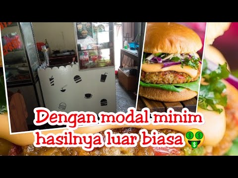 Cara membuat gerobak burger mini - YouTube