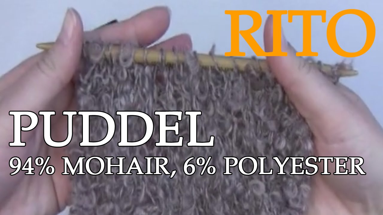 Drops Puddel garn 94% mohair, 6% polyester - Rito.dk - YouTube