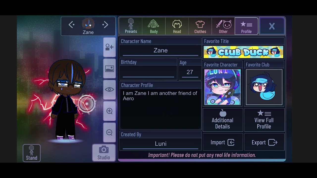what zane looks like in gacha club - YouTube