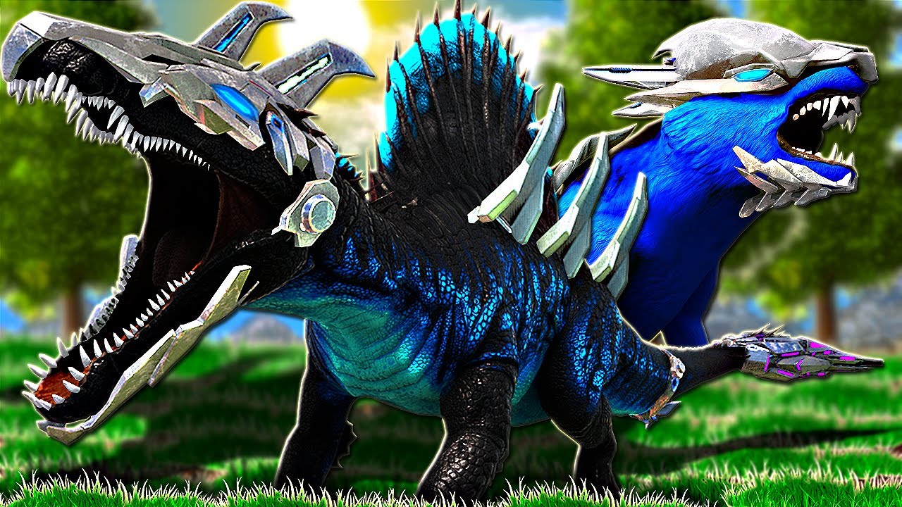 O IMPERIAL ESPINOSSAURO VEIO ME CAÇAR! IMPERIAL LOBO! Ark Animals ...