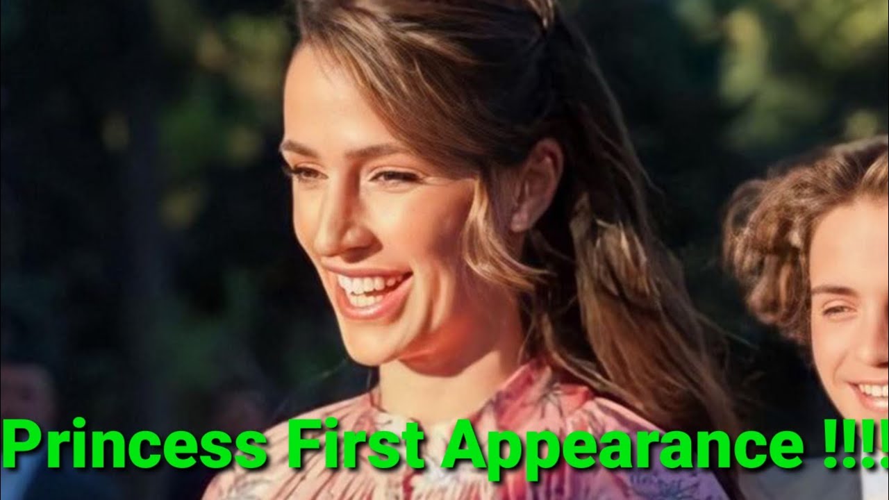 Princess Rajwa Makes First Public Appearance Since Giving Birth. - YouTube