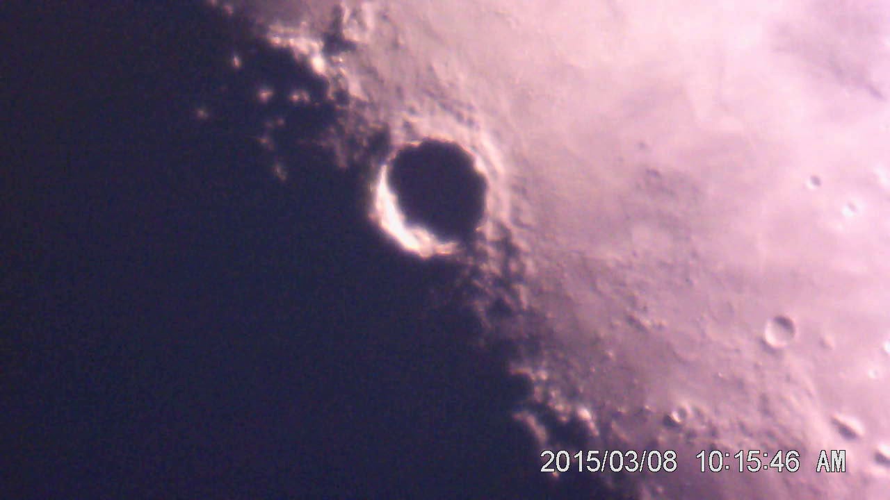 vidéo de la lune moon test cam sport PNJ 750 HD - YouTube