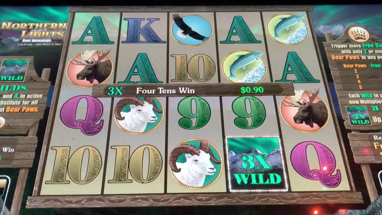 5 Coin Bonus Symbol Hit on Northern Lights Slot Machine ! Cursed? - YouTube