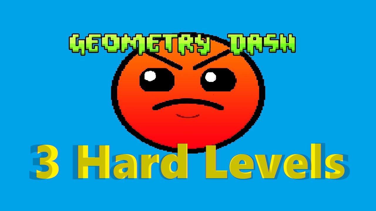 3 Hard Levels Geometry Dash Series #1 - YouTube
