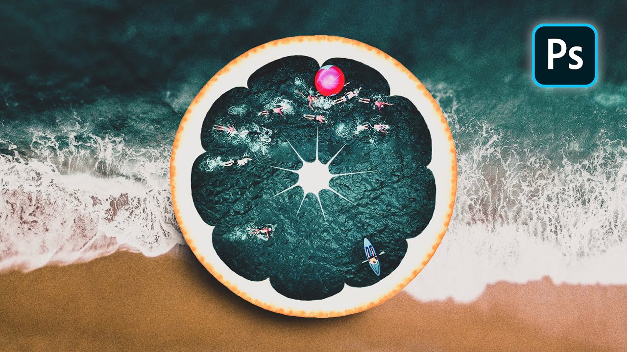 Orange Pool: Photoshop Photomanipulation - YouTube