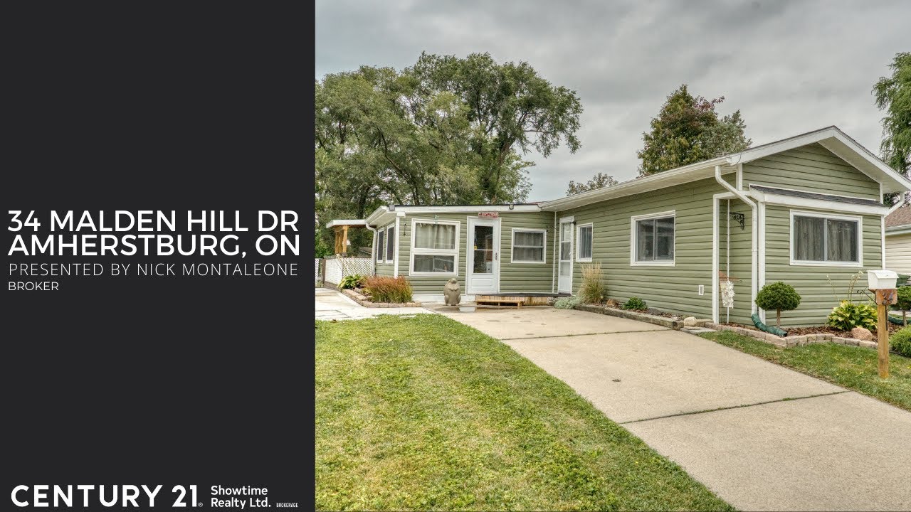 34 Malden Hill Dr Amherstburg, ON | Presented By Nick Montaleone ...