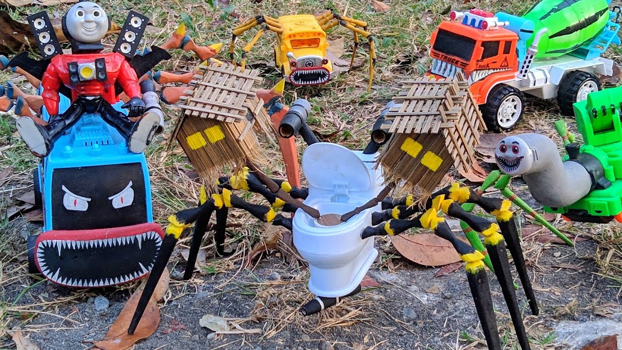 School Bus Eater, Bus Tayo Eater Besar, Mixer Truck Eater - YouTube