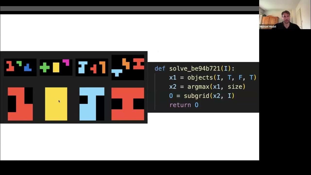 Michael Hodel: Reverse Engineering the Abstraction and Reasoning Corpus - YouTube
