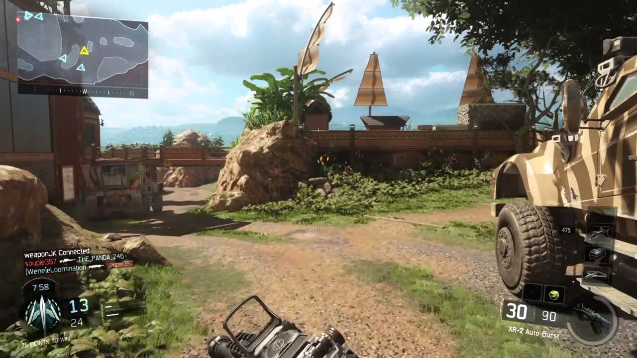 COD Black Ops 3: Gameplay - Hunted Map (XR-2 Kills - ALOT OF SNIPER ...