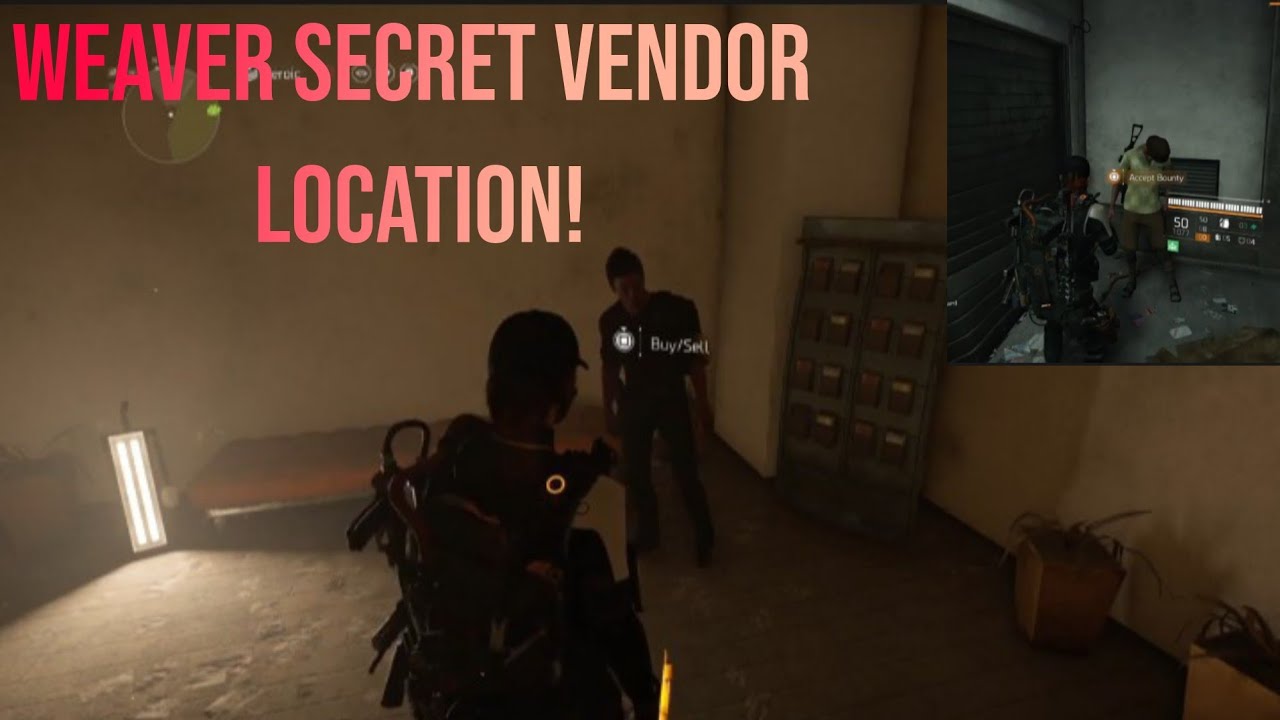 Weaver Location! (Secret Vendor) - YouTube