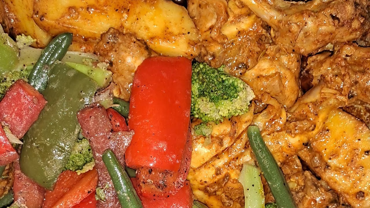 Chicken roast with vegetables 😋 || Christmas special || by Kaberi ...