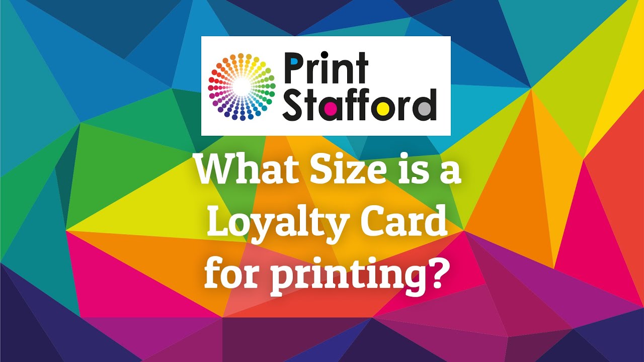 Loyalty Card Size YouTube Loyalty Card Size YouTube
