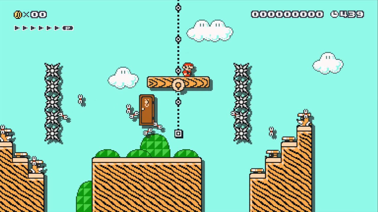 Super Mario Maker - Dodging Endurance Challenge cool level beaten - YouTube