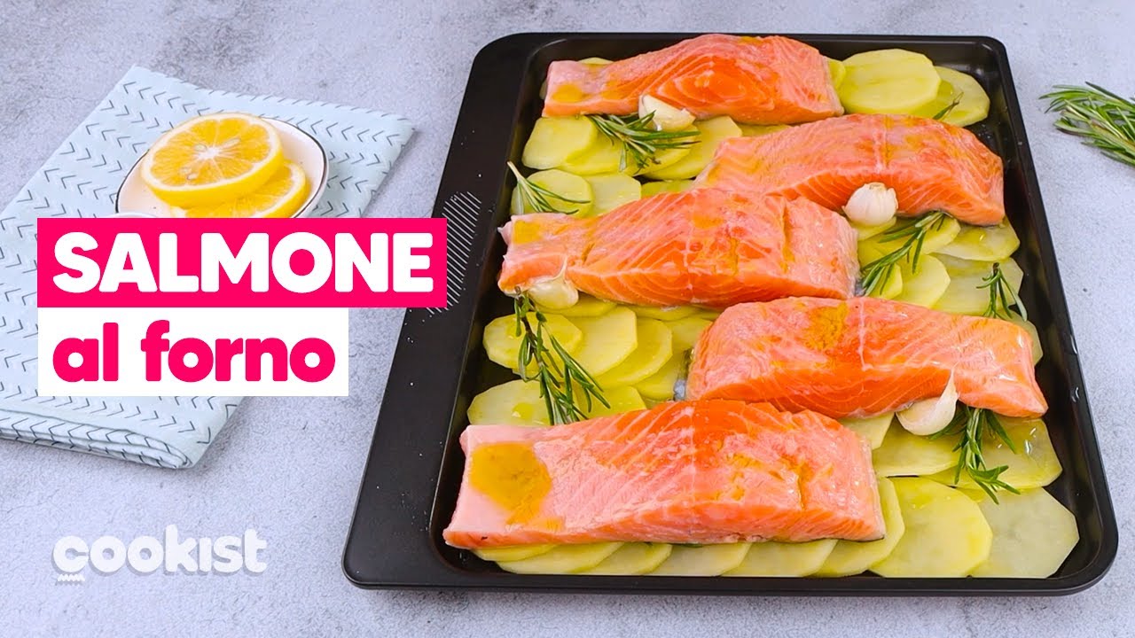 Salmone con patate al forno: il piatto facile e saporito per una cena ...