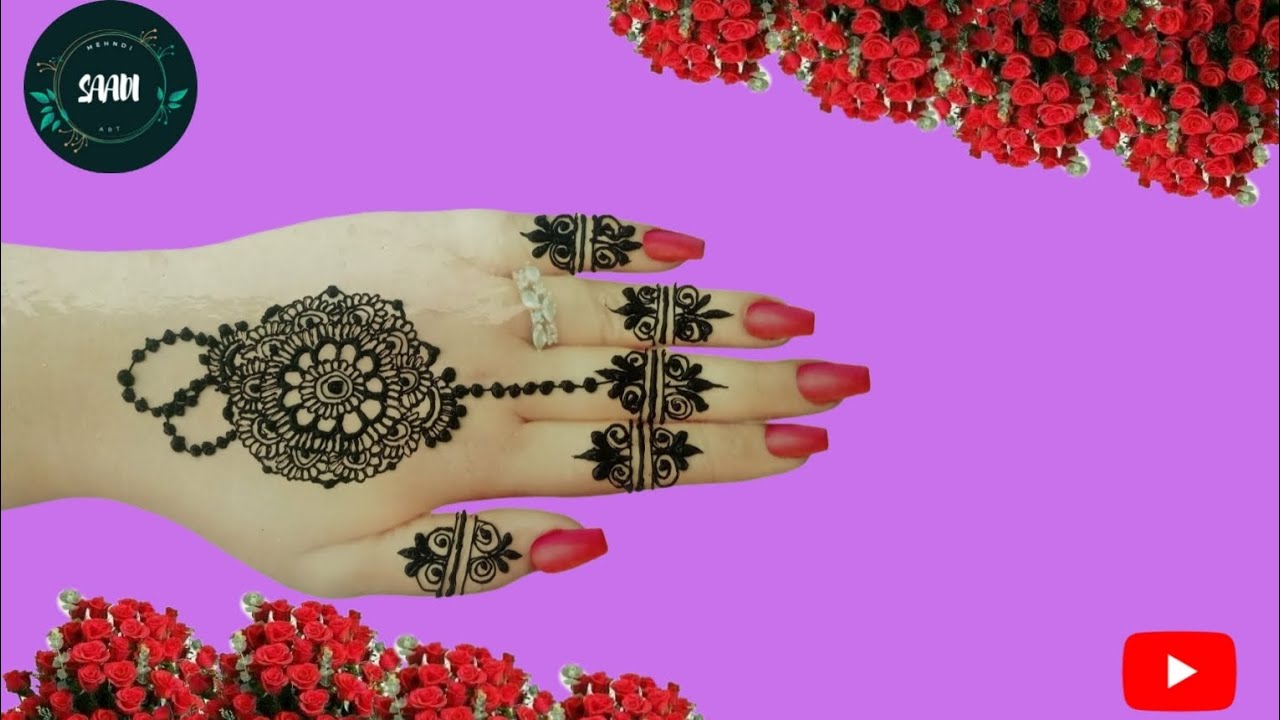simple and unique mehndi design/very amazing mehndi design/unique ...