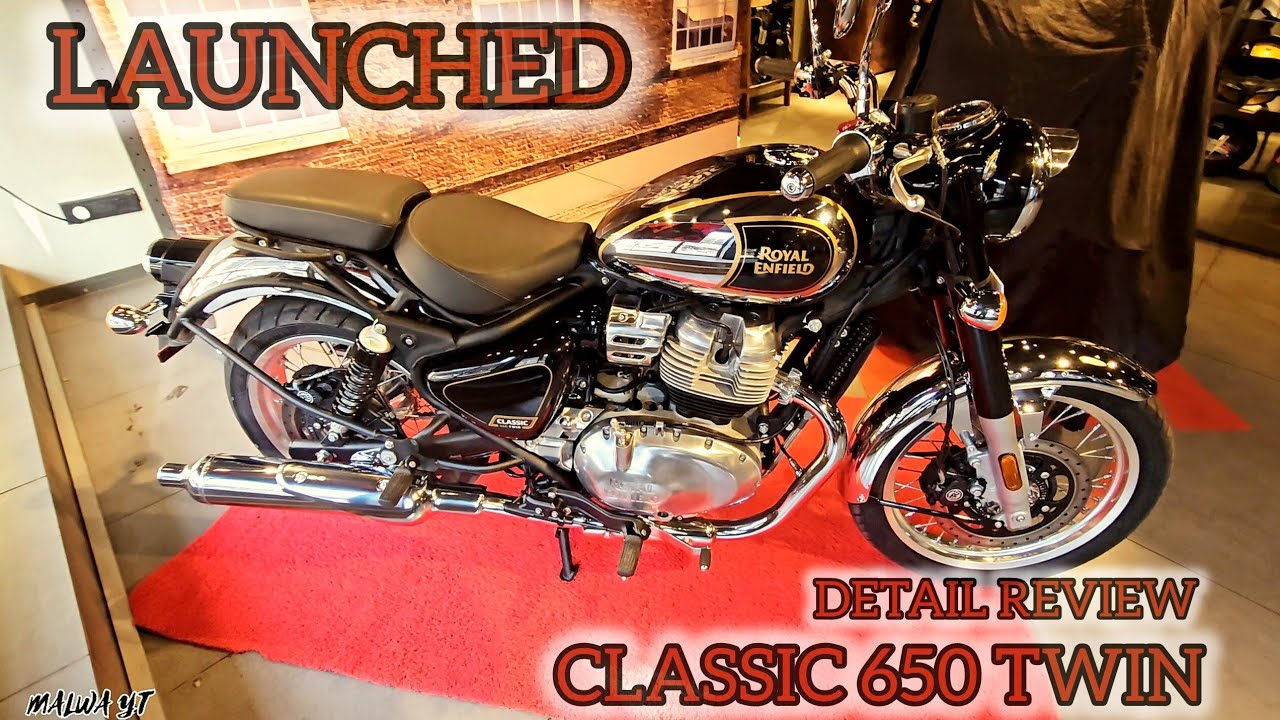 classic 650 twin details || royal enfield classic 650 twin review ...