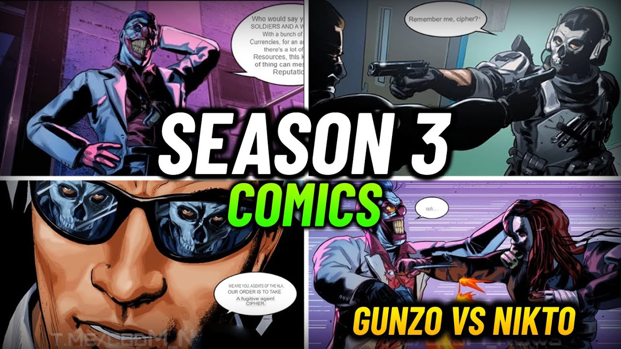 Season 3 Complete Comics Story Codm | Gunzo vs Nikto! Cod Mobile ...