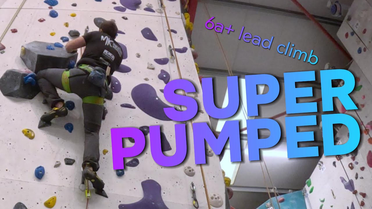 6a+ lead climb with a very pumpy start - YouTube