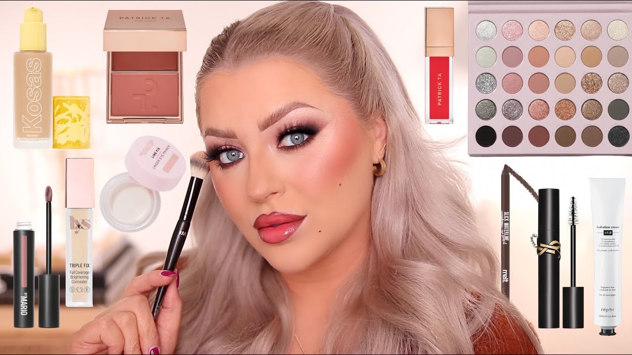 FULL FACE TRYING HYPED NEW MAKEUP RELEASES... SOME HITS & MISSES ...