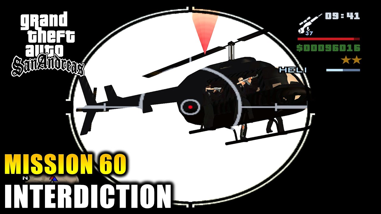 GTA SAN ANDREAS - MISSION #60 - INTERDICATION (FHD) NO CUTSCENES | GTA ...