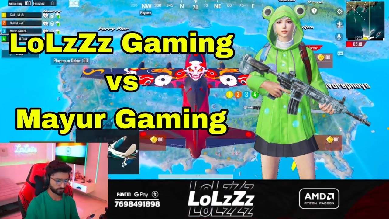 LoLzZz Gaming vs Mayur Gaming | Fast Time Fight New Video - YouTube