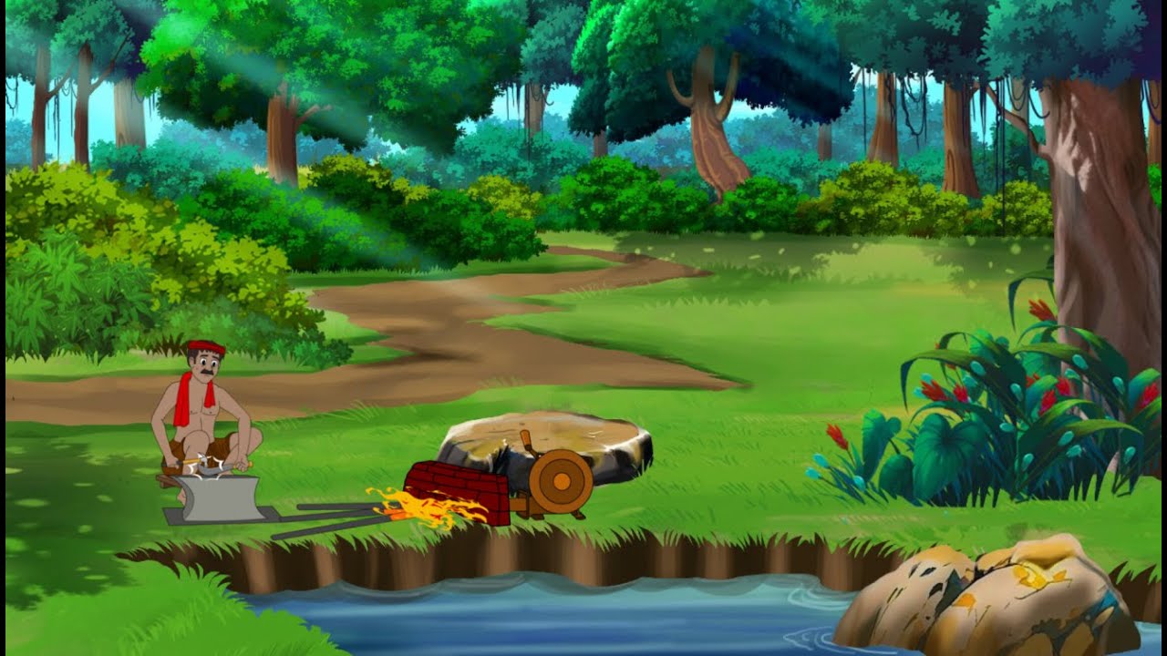 गरीब लोहार | Gareeb Lohar | cartoon| moral story| Hindi kahaniyan - YouTube