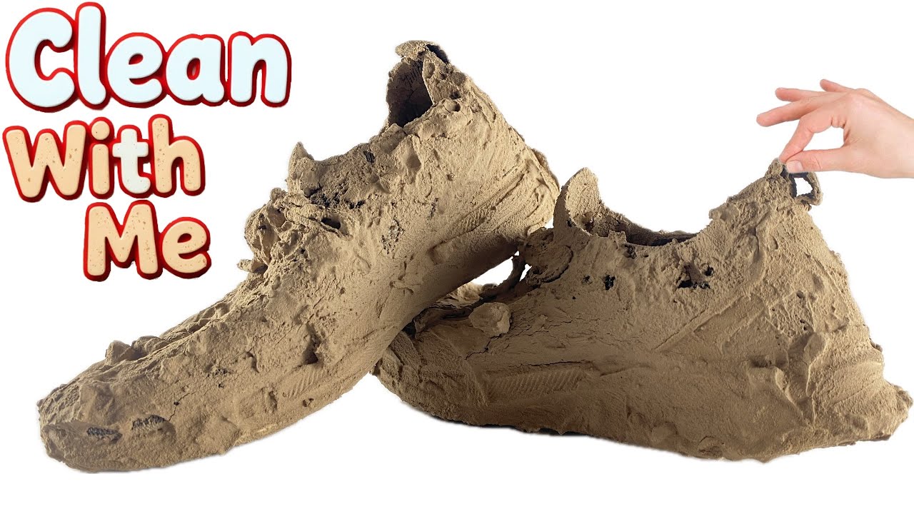 Cleaning the Dirtiest Nike Shoes Ever! Satisfying Transformation ASMR ...