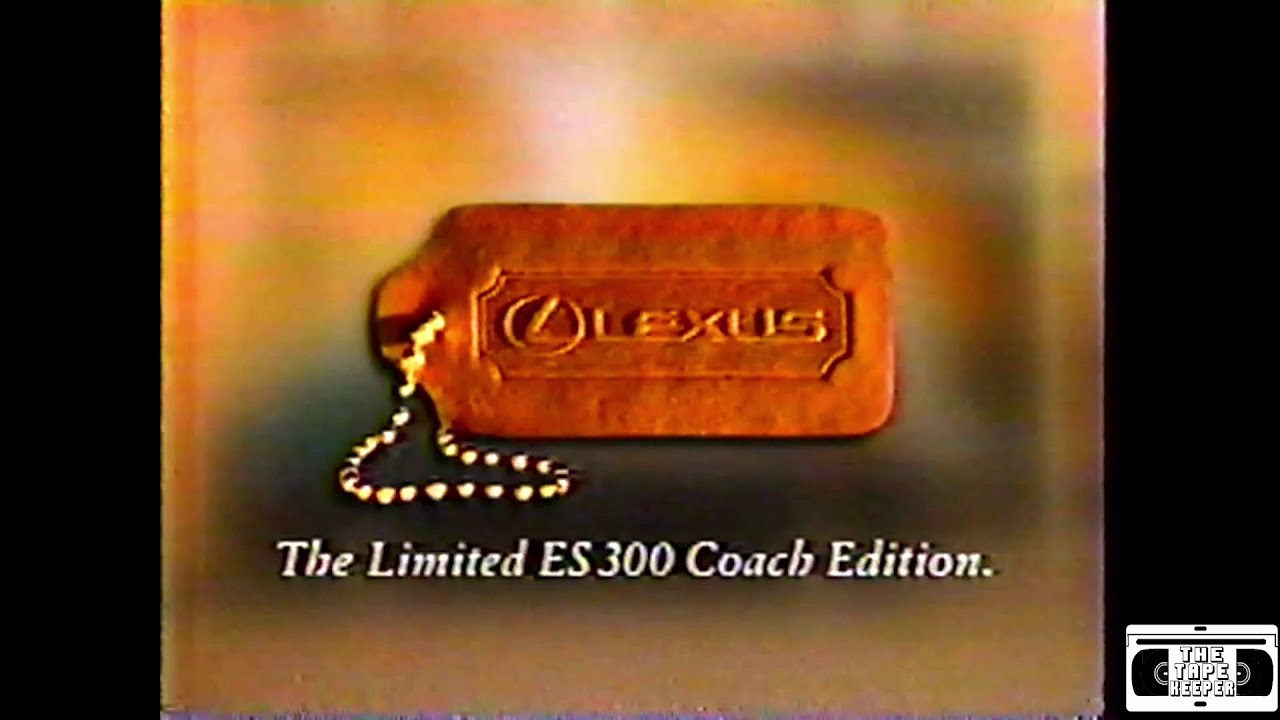 Lexus ES300 Coach Edition Commercial - 1996 - YouTube