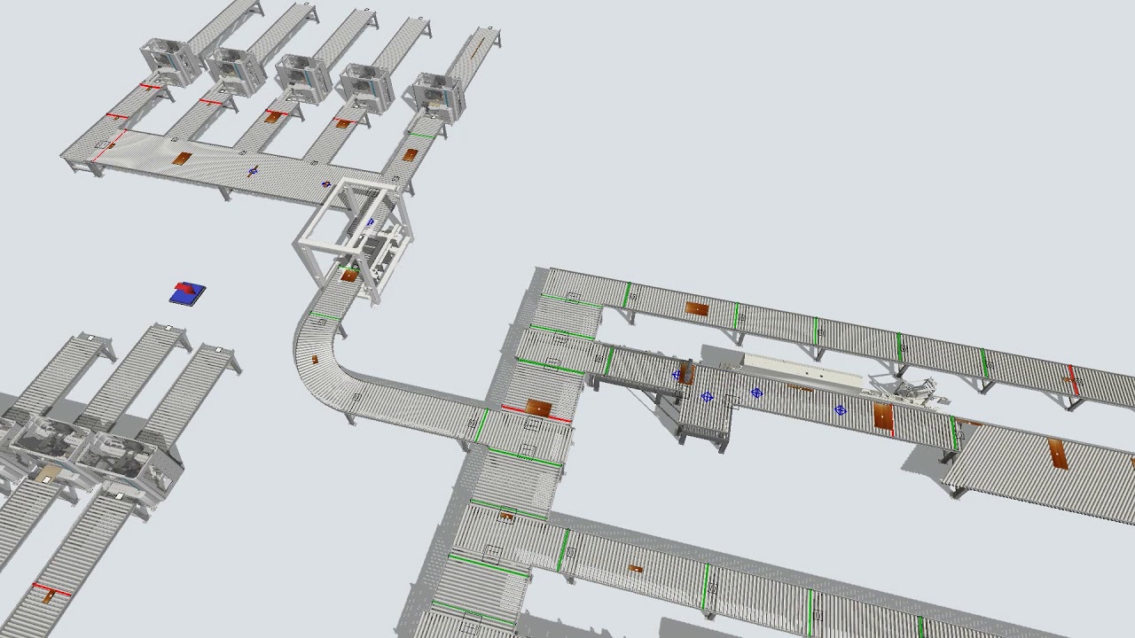 EXCITECH Smart Factory: Layout and Production Simulation - YouTube