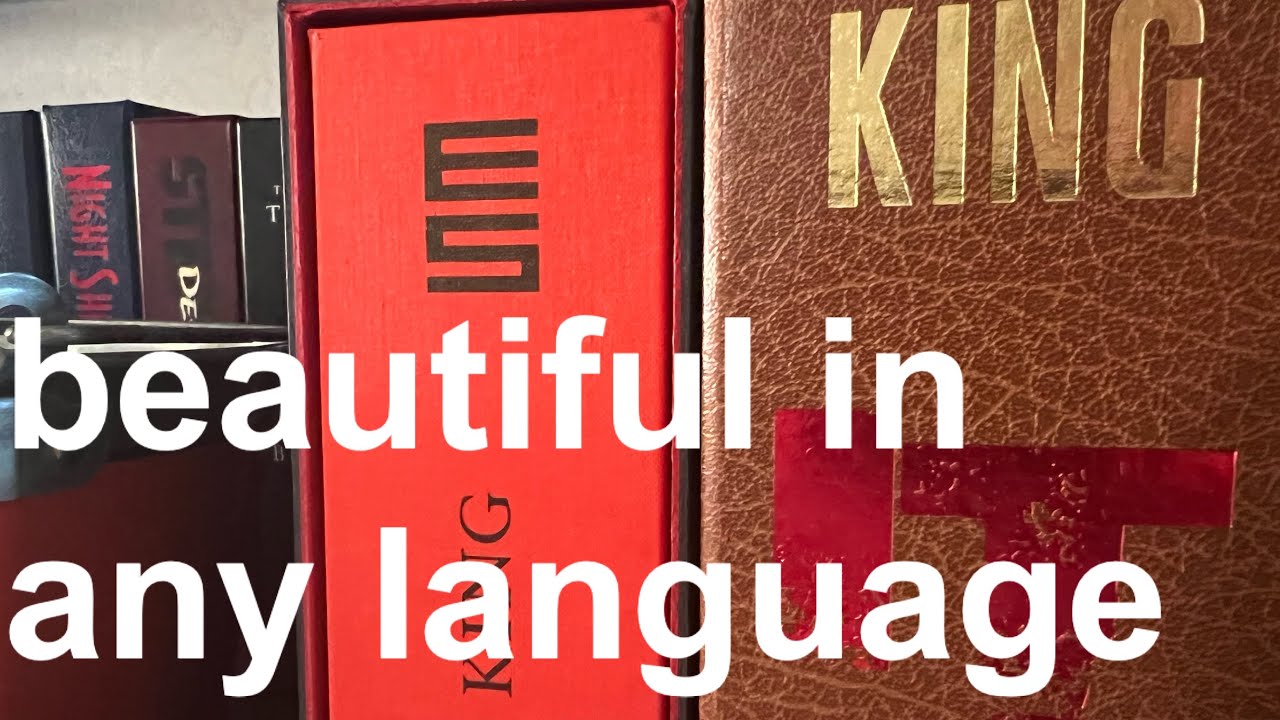 ES by Stephen King Deluxe German language edition of IT unboxing - YouTube