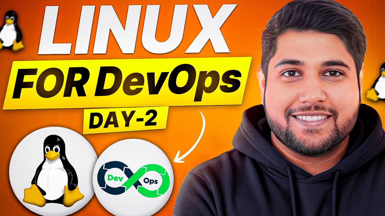 Day-2 | Linux in DevOps | Zero To Hero | Practical DevSecOps BootCamp in HINDI - YouTube