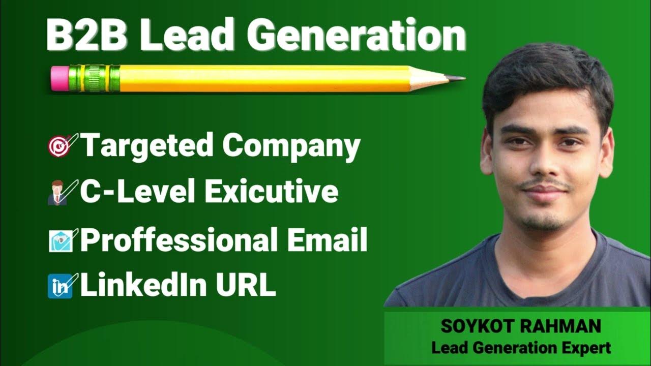 Fiverr gig video B2B Lead generation data entry create by canva Video ...