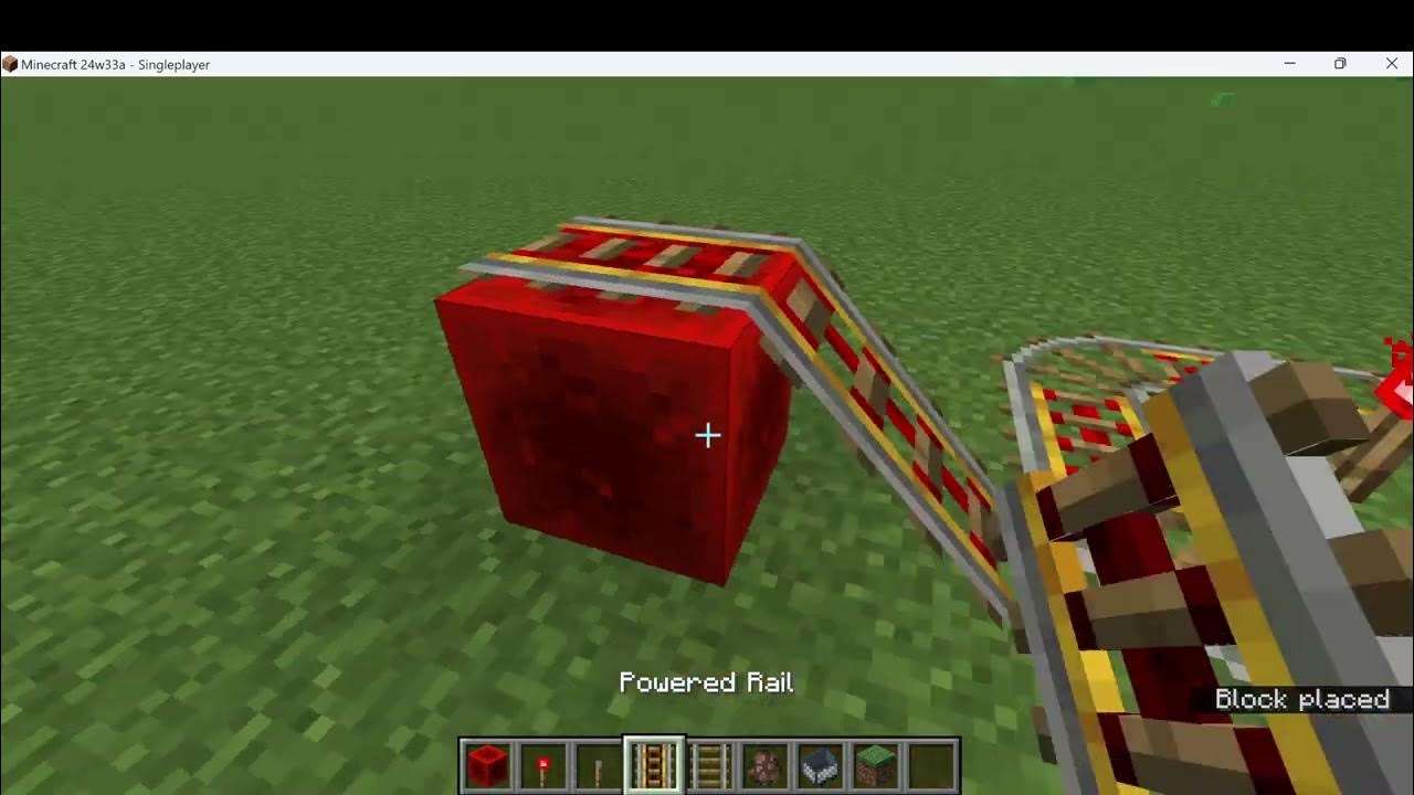 how to build a minecart launcher (simple) - YouTube