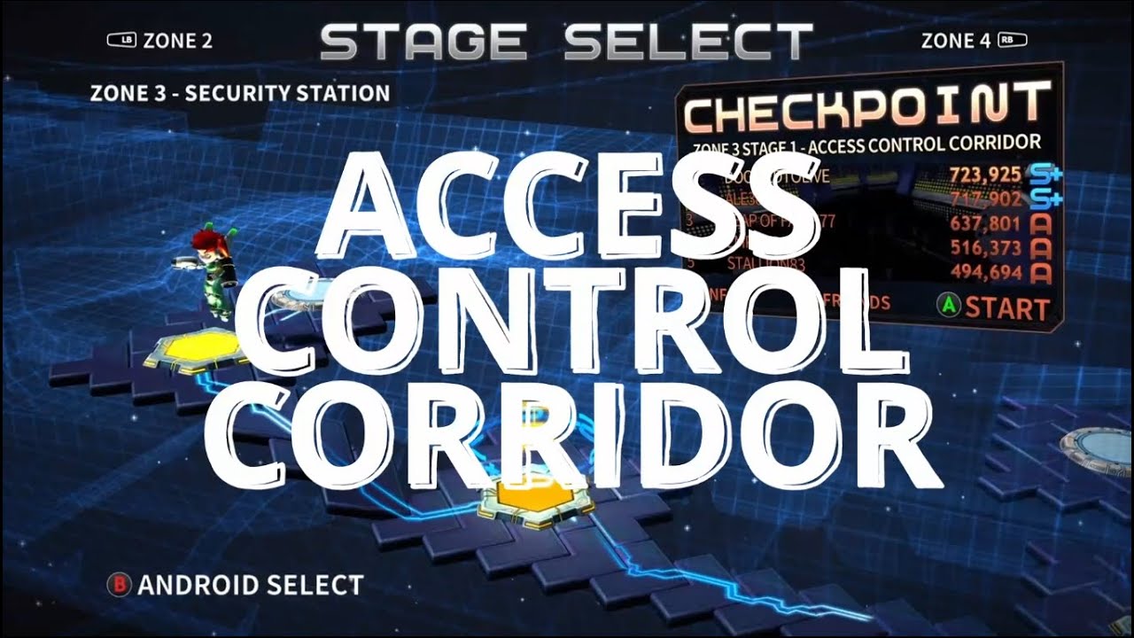 Zone 3 - Stage 1: CHECKPOINT S+ (Holly) -Assault Android Cactus- - YouTube