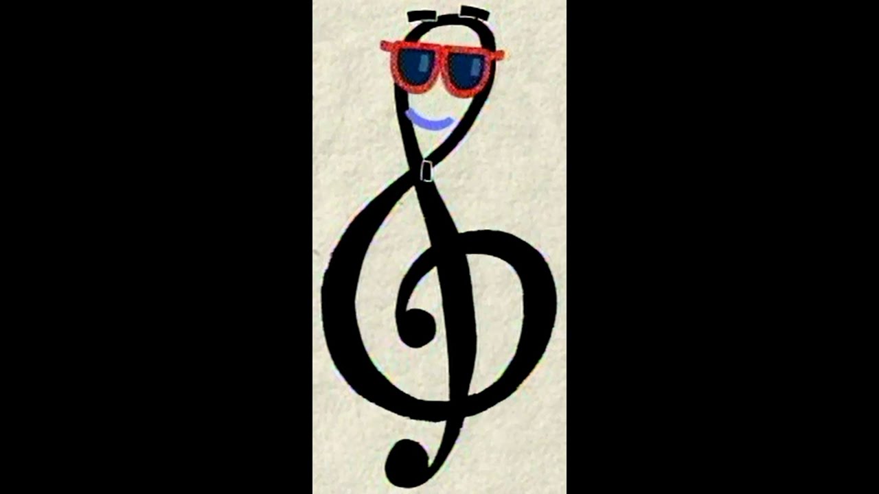 Blue's clues in real life: G clef. - YouTube