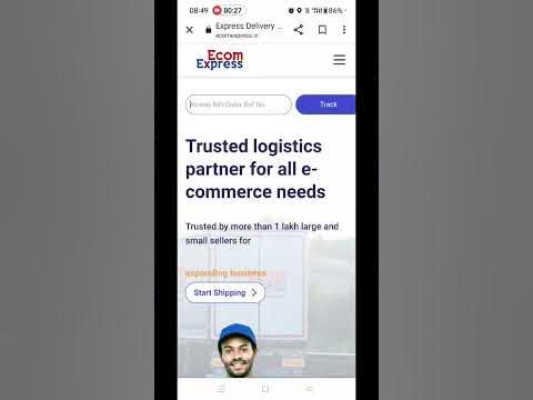 How to Track Ecom Express courier ? - YouTube