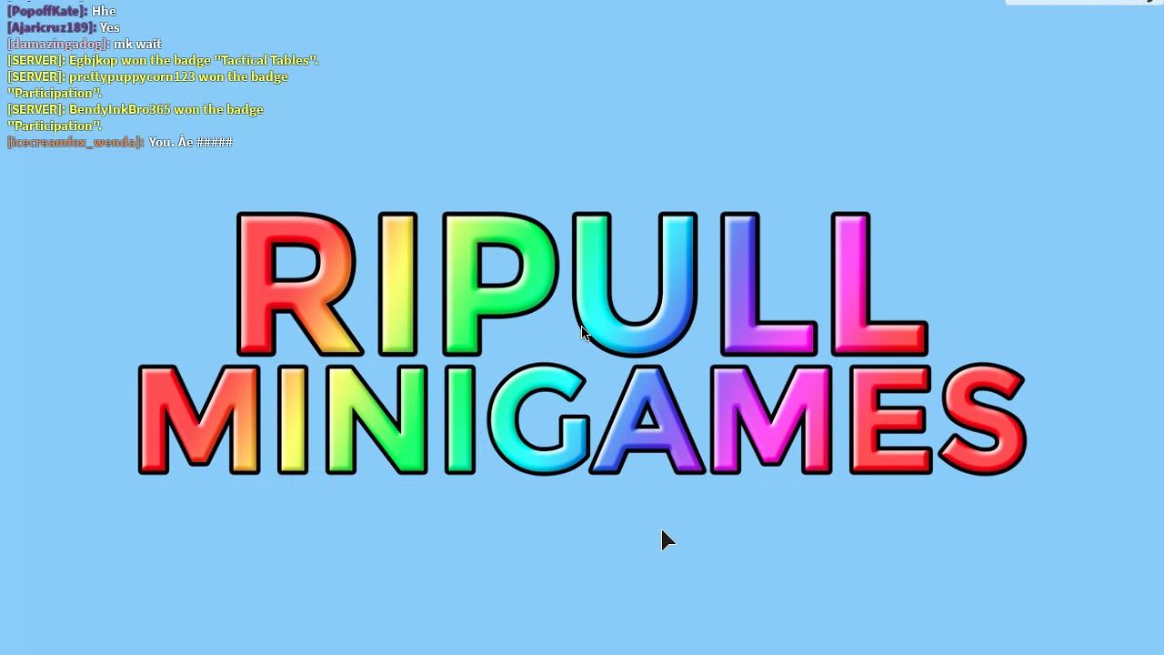 Its Ripull minigames - YouTube