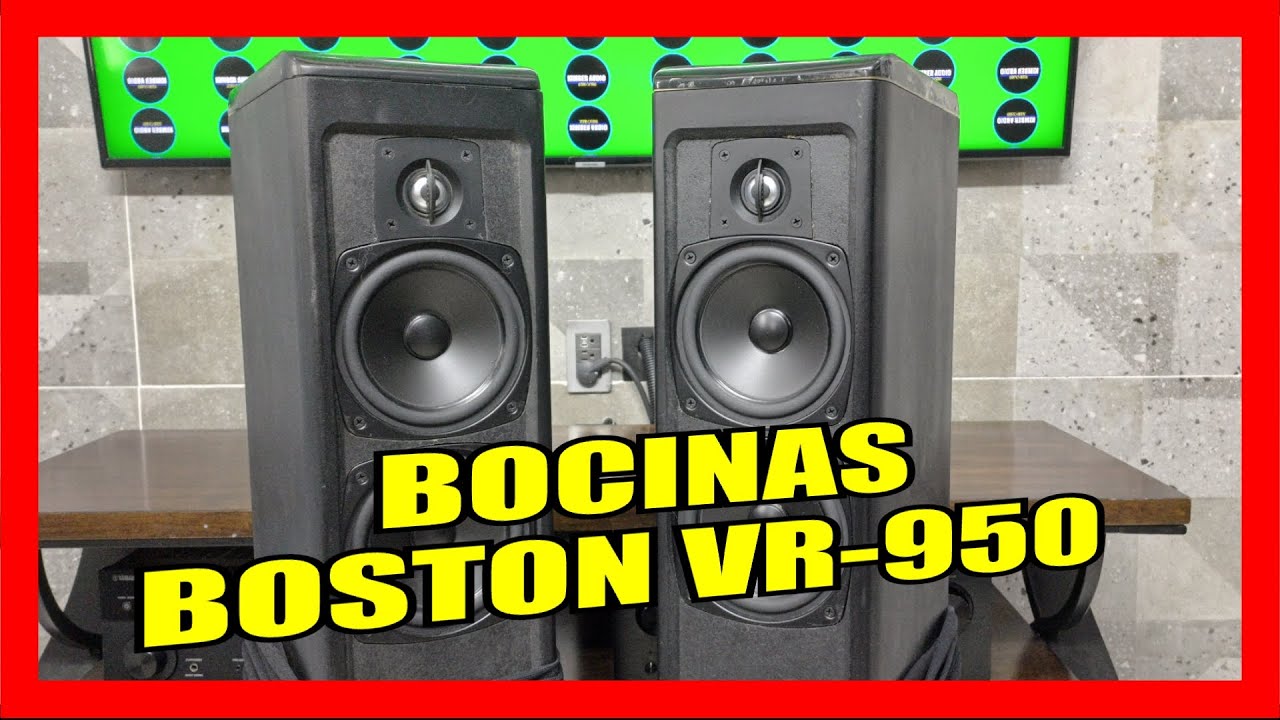 Bocinas BOSTON ACOUSTIC VR-950 (video de funcionamiento para su venta ...