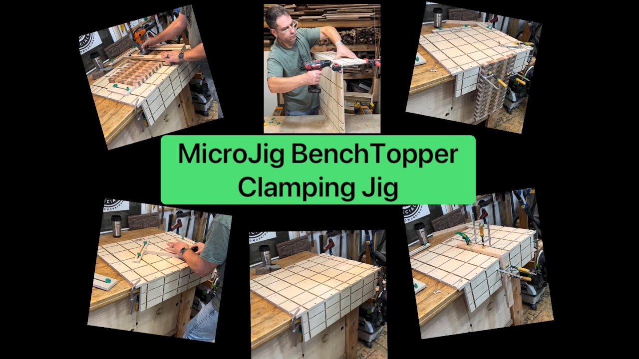 MicroJig BenchTopper Clamping Jig - YouTube