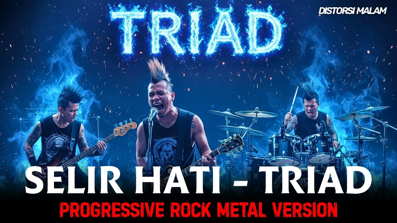 SELIR HATI - TRIAD ┃ COVER VERSI HEAVY ROCK METAL - YouTube