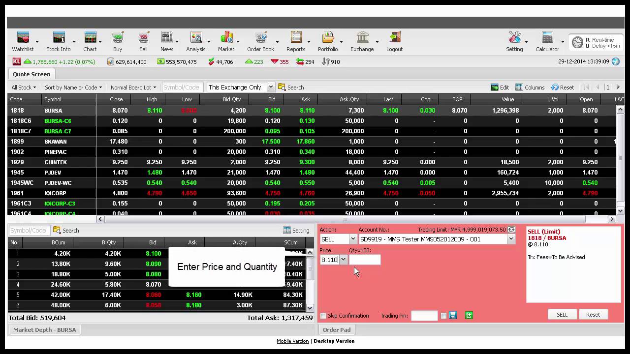 How to Create a Sell Order - YouTube