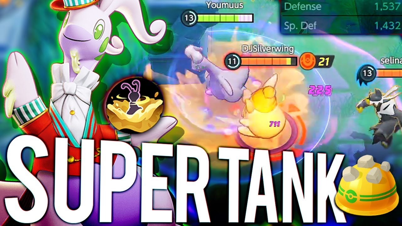 MAX DEFENSES GOODRA IS INVINCIBLE ! 1500+ DEFENSES ? SUPER TANK BUILD ! POKEMON UNITE - YouTube
